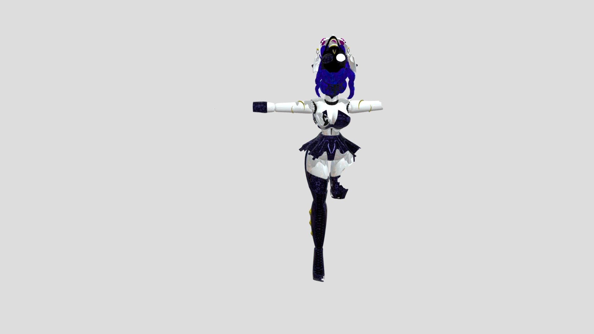 Ruined Ballora - 3D model by puploora (@jamie.t.wise) [3f41b64] - Sketchfab