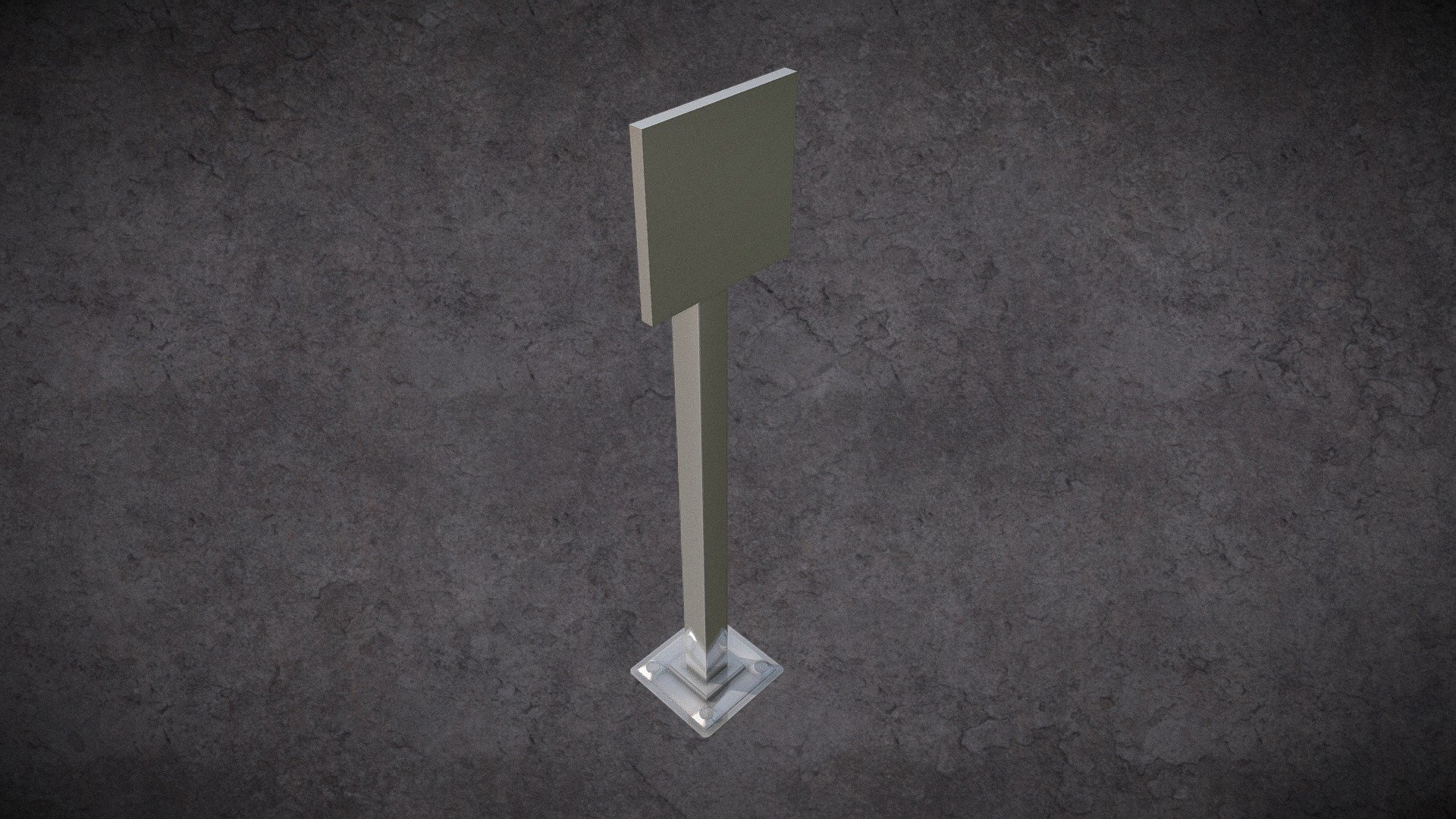 Square Street Sign - By Velivian Fesothe - 3D model by Velivian Fesothe ...