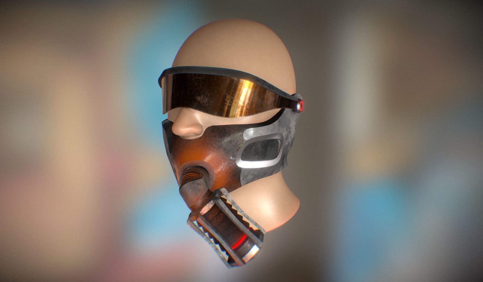 AEON Project - Gas Mask - 3D model by Jean-Hugues Bouvrette (@jugz ...