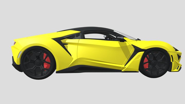 Hypercar-3d-model 3D models - Sketchfab