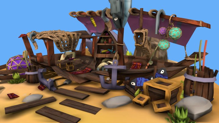 Fishing 3D models - Sketchfab