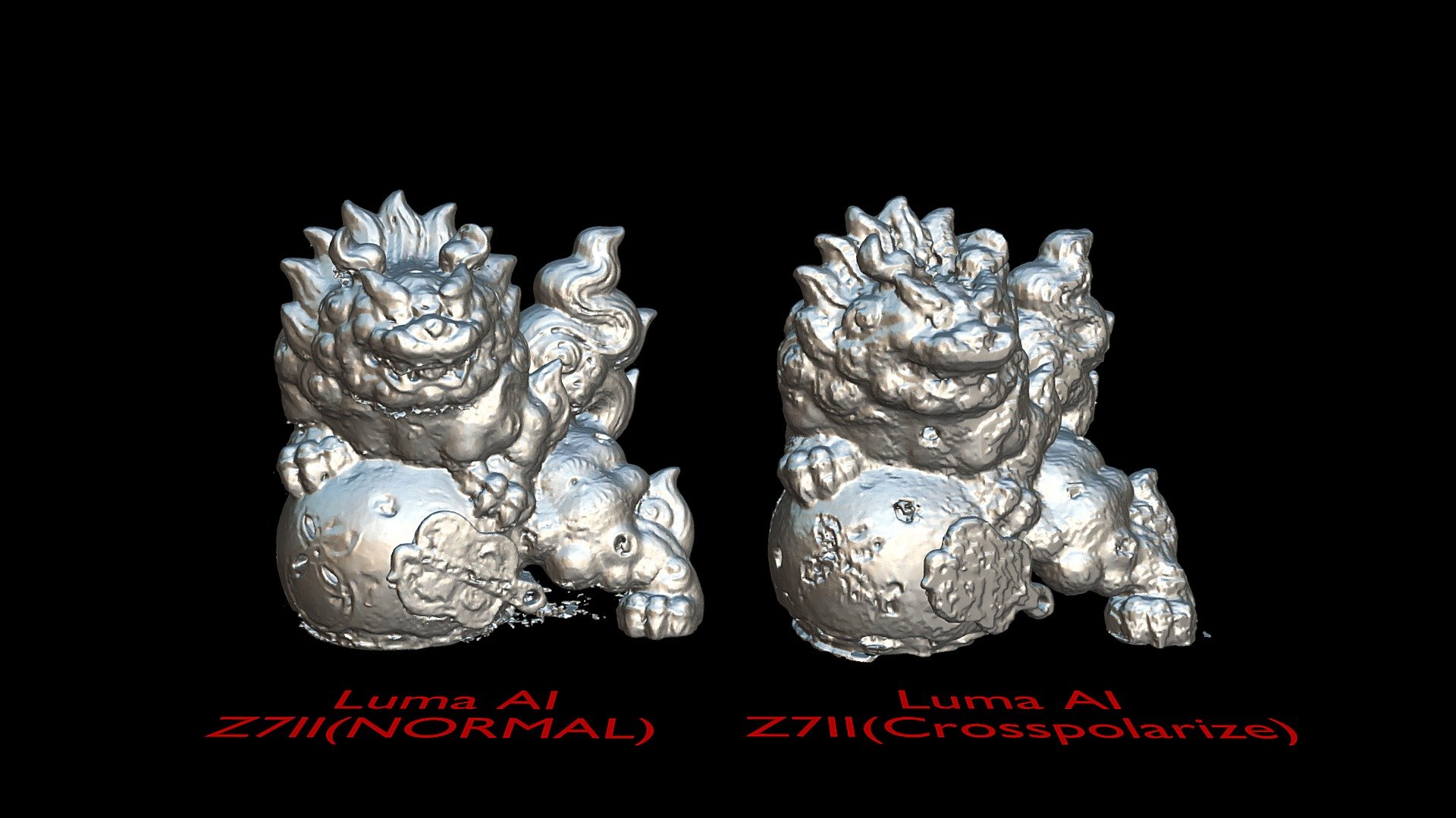 NeRF(LumaAI) Cross-Polarization Comparison - 3D model by 3D scan studio ...