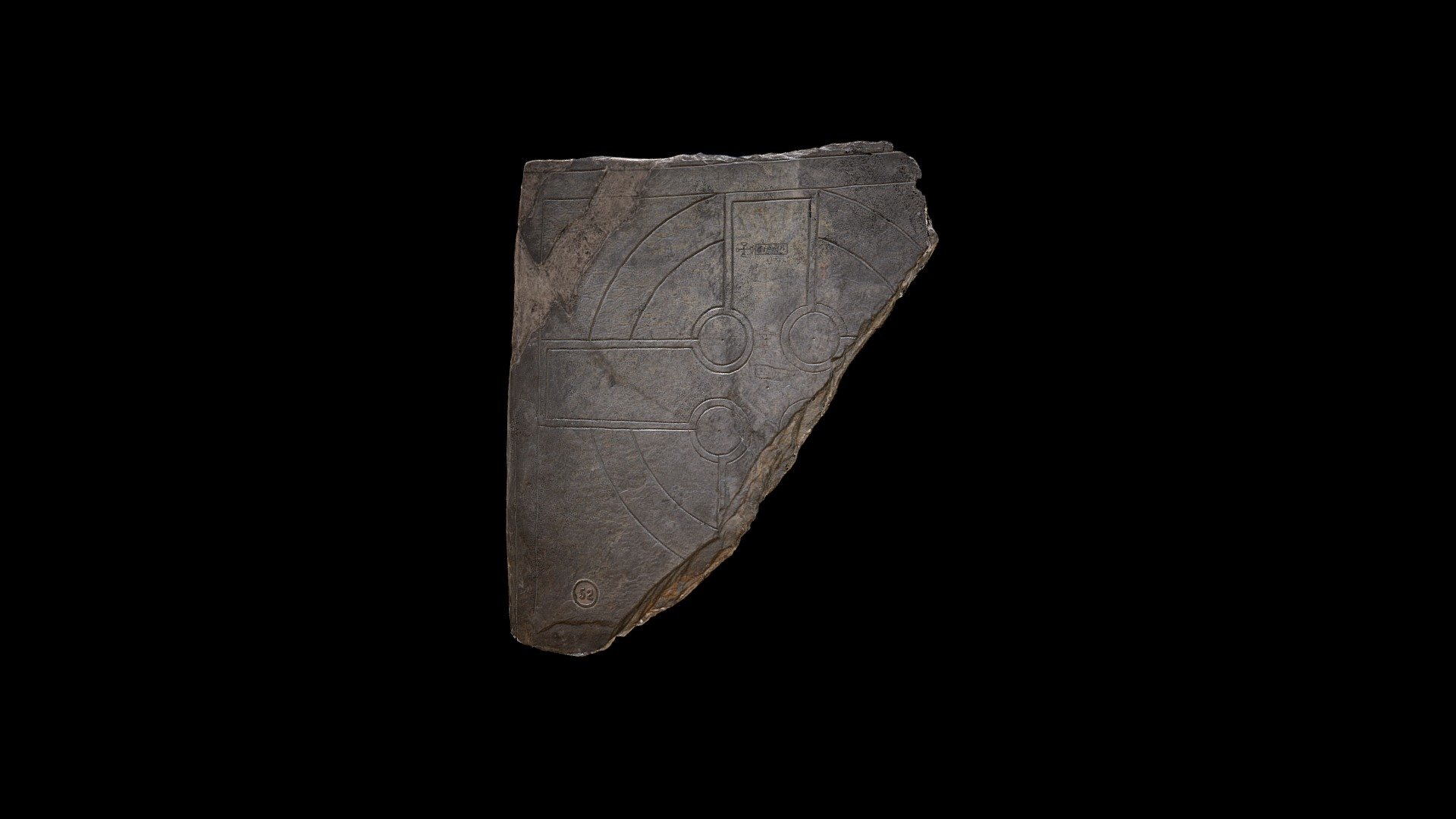 Crux Lugri Cross Slab (Manx Cross 52) - 3D model by ...