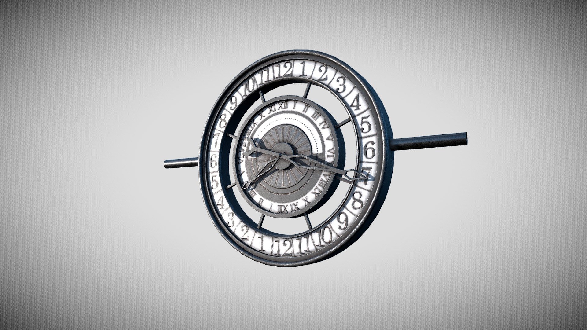 Hogwarts Clock - 3D model by Damien Casier (@3D_Damien) [3f47140 ...