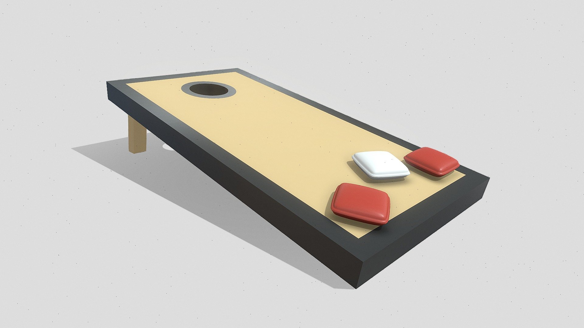 Cornhole Game - Buy Royalty Free 3D model by CGBee (@cg.bee) [3f4944a ...