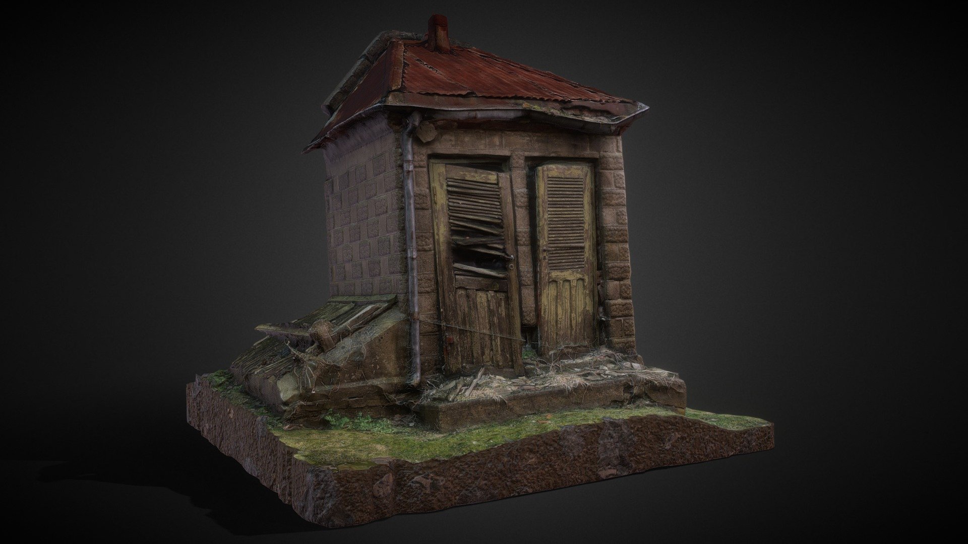 outhouse - 3D model by minpixel [3f4a219] - Sketchfab