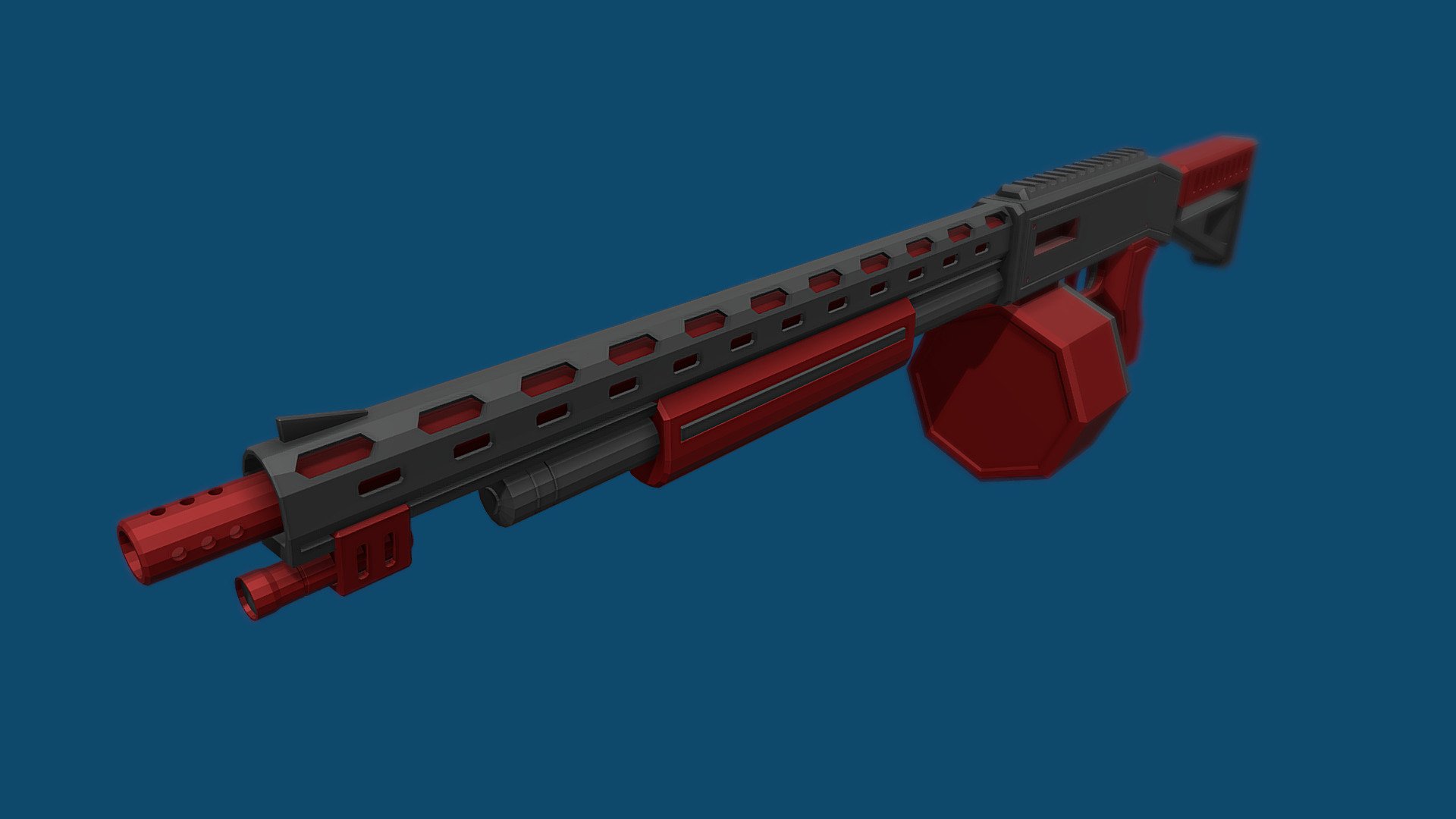 Low Poly Shotgun - Tactical - Download Free 3D model by cjmitchell ...