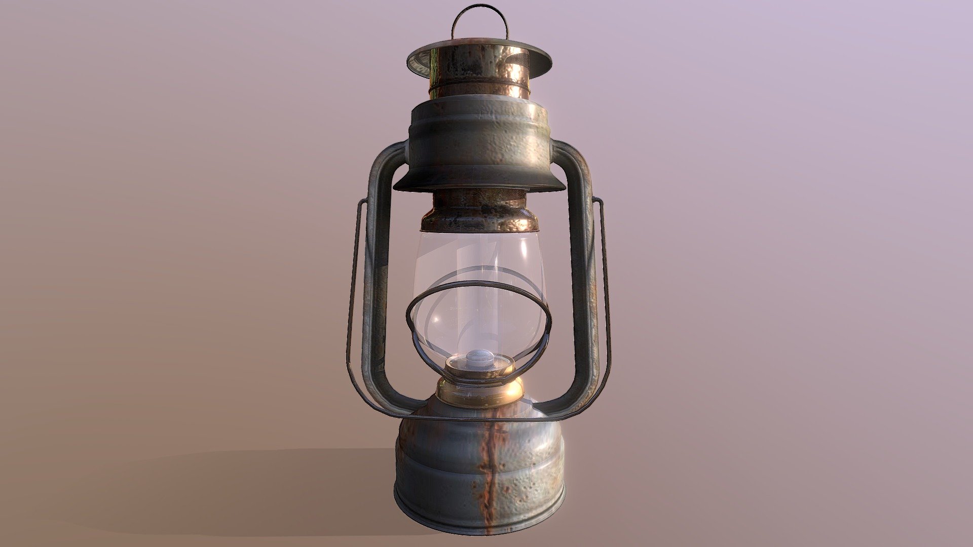 Rusty Oil Lamp - Buy Royalty Free 3D model by 3Dee (@mellydeeis ...