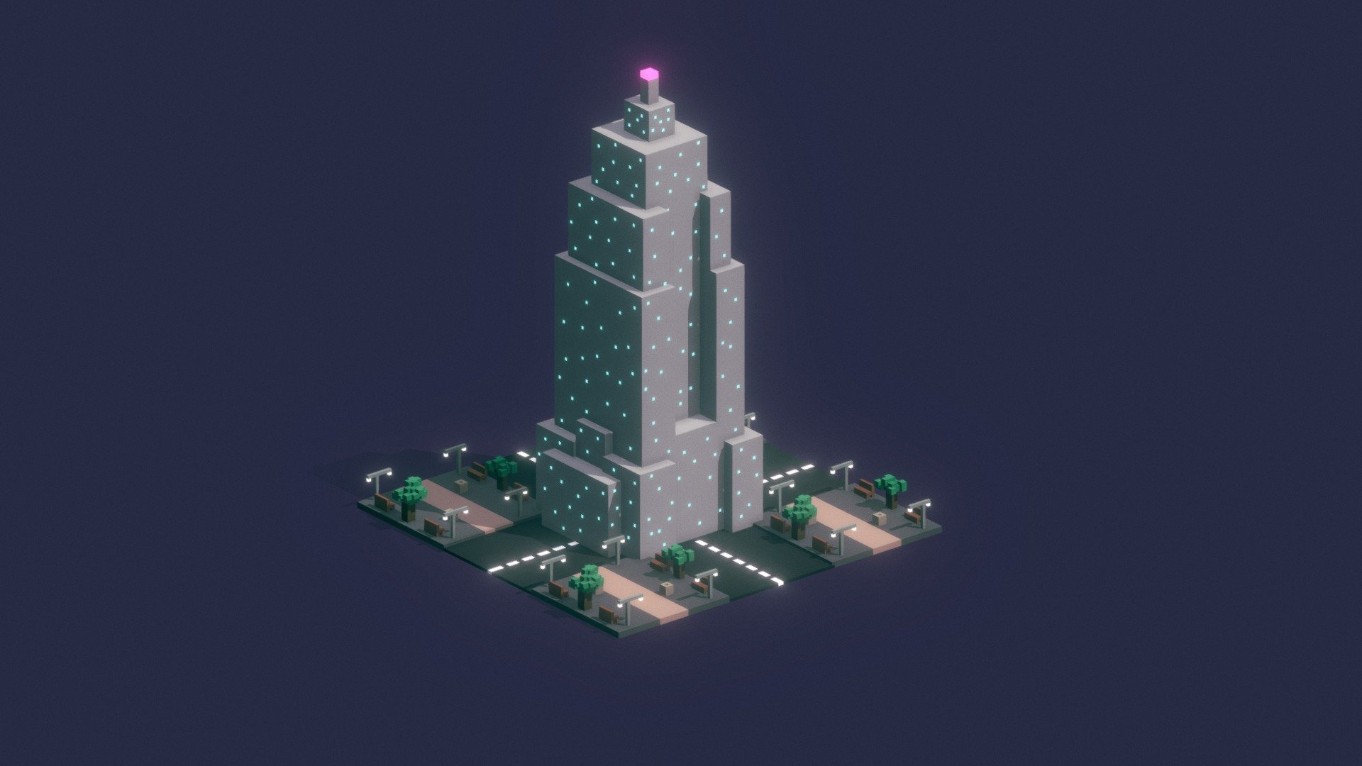 Empire State Building TEM Test 3 - Download Free 3D model by Jan ...