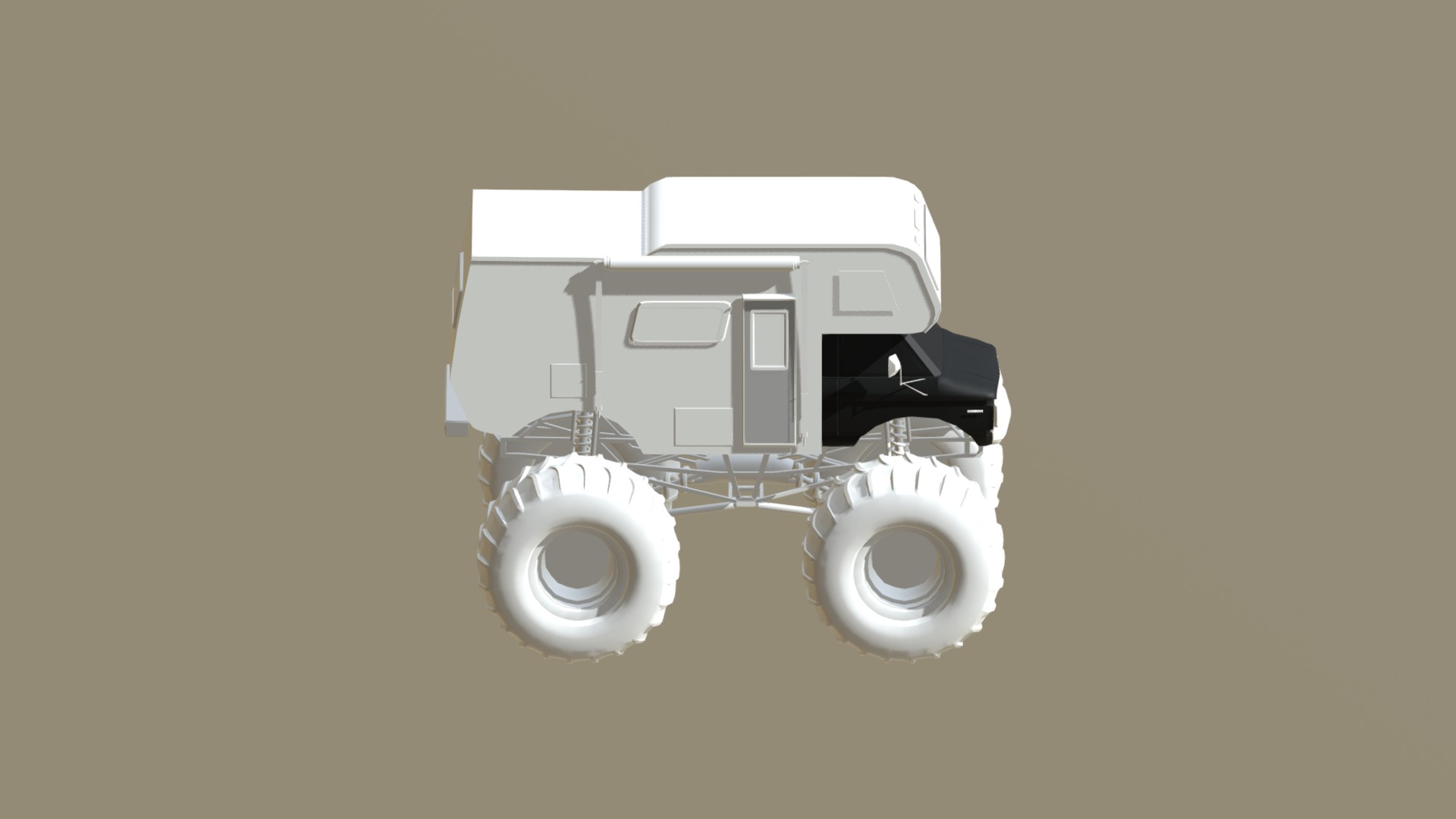 Motorhome / Monster Truck Mashup - 3D model by Christopher Brewer ...