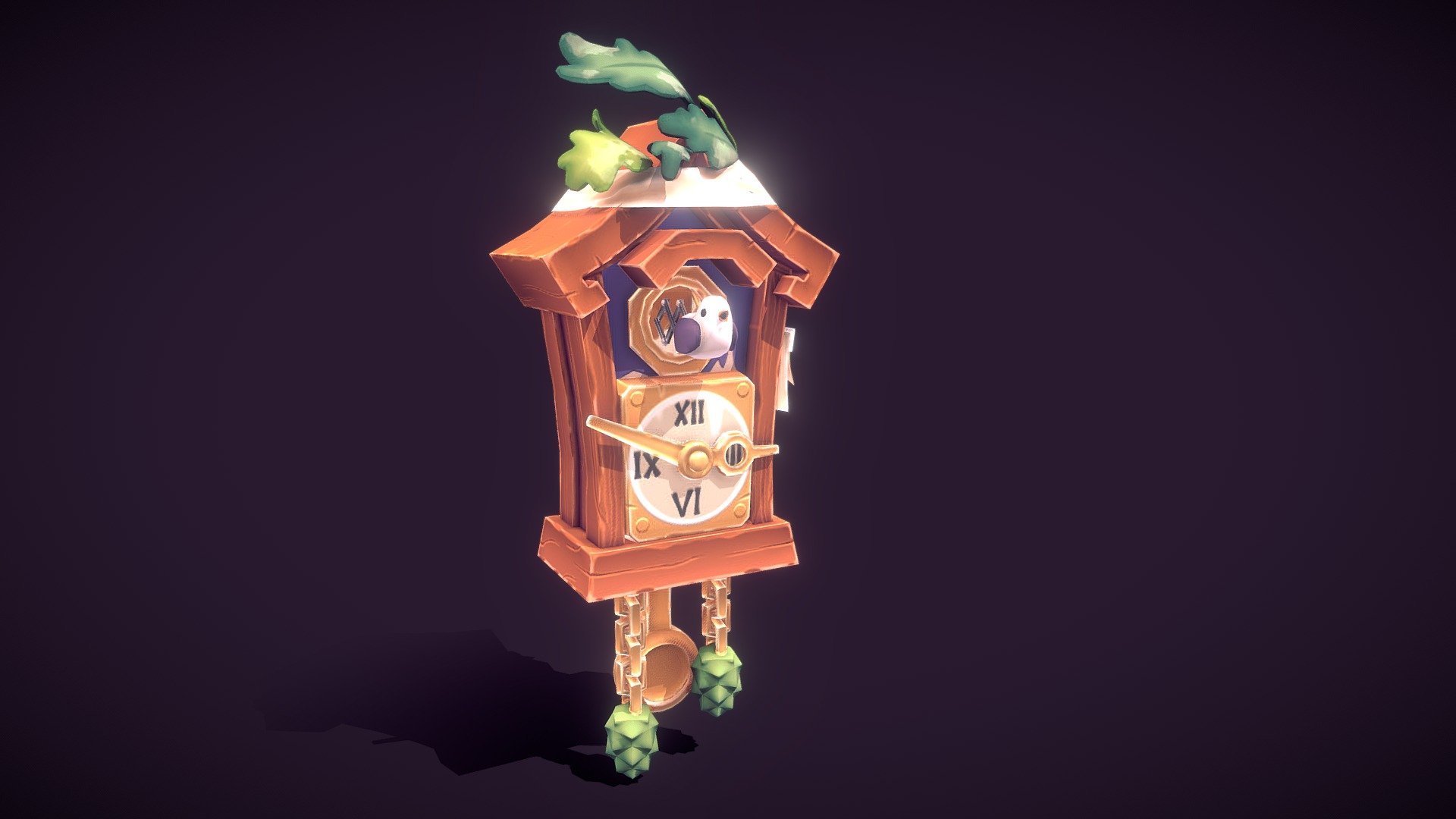 Cuckoo Clock - 3D model by Clara (@ClaraBacchin) [3f50c1a] - Sketchfab