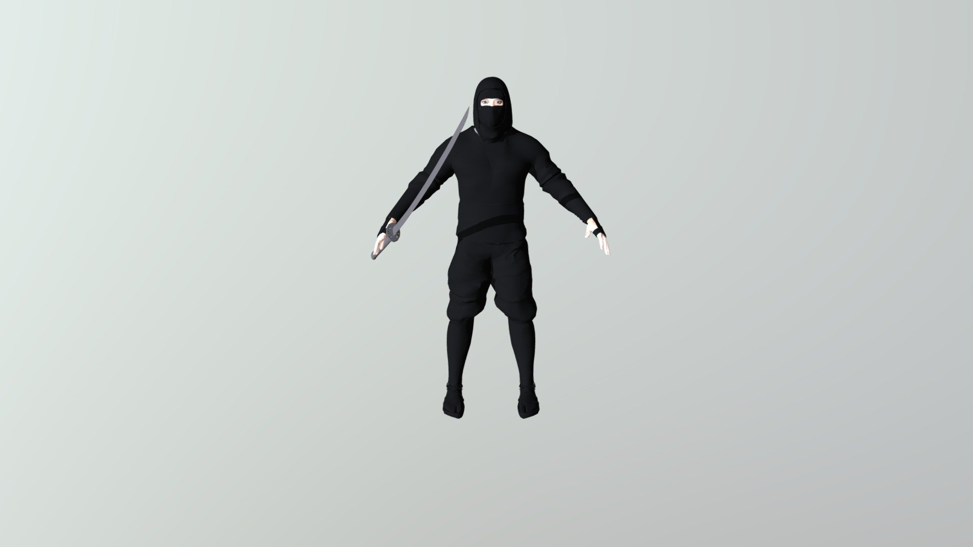 Ninja - 3D model by Toonsgam (@kuron) [3f518ba] - Sketchfab
