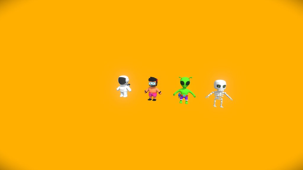 Stumble guys - A 3D model collection by tararatarata4 - Sketchfab