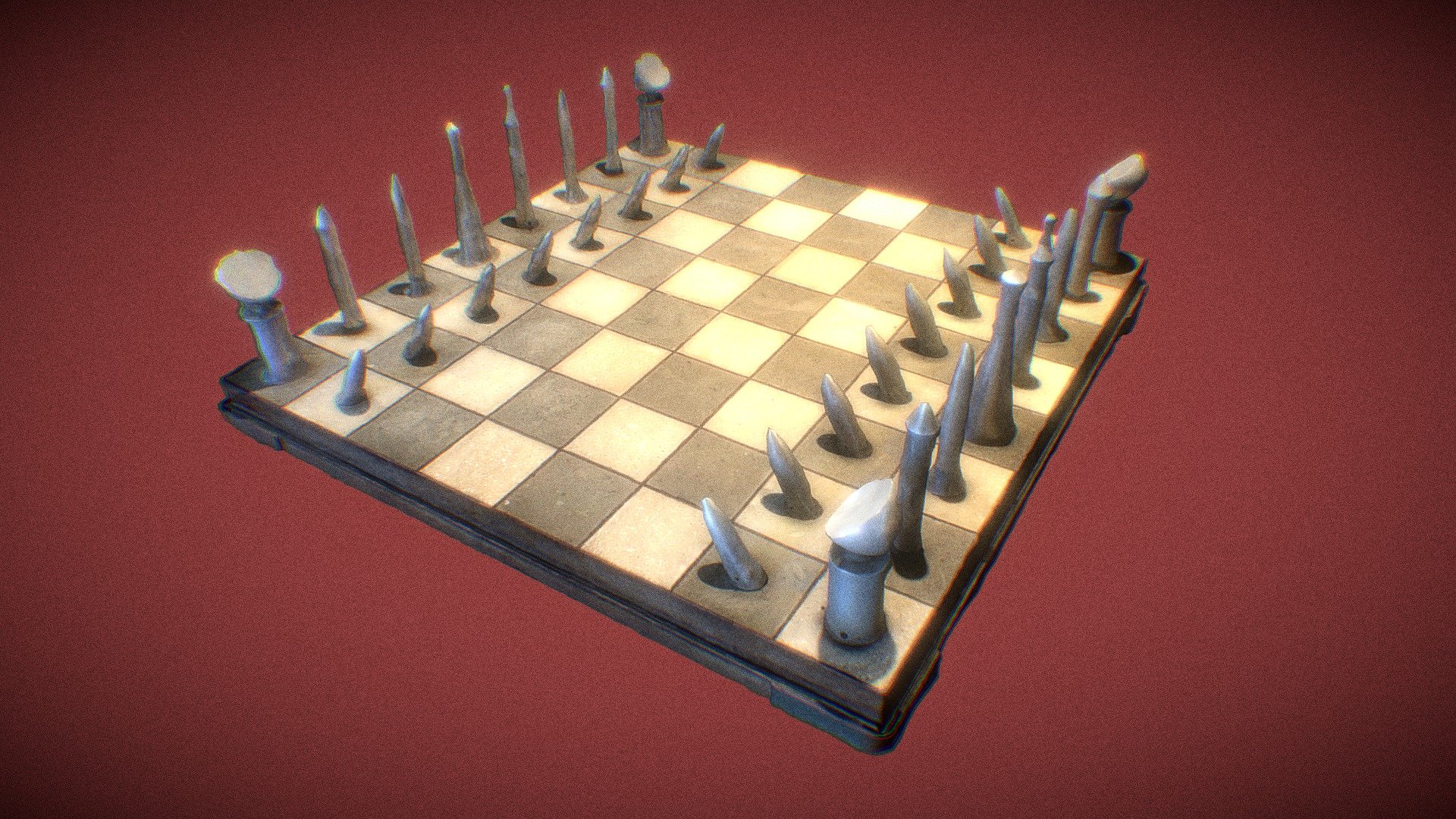 Checkmate - 3D model by fzweihundert16 [3f54f79] - Sketchfab