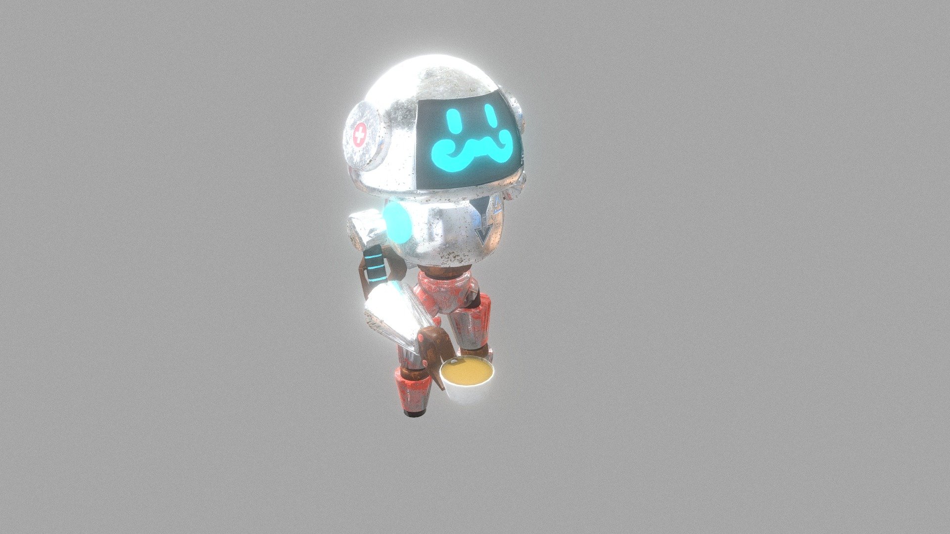 Robot V2 - 3D model by RonBeater [3f55760] - Sketchfab