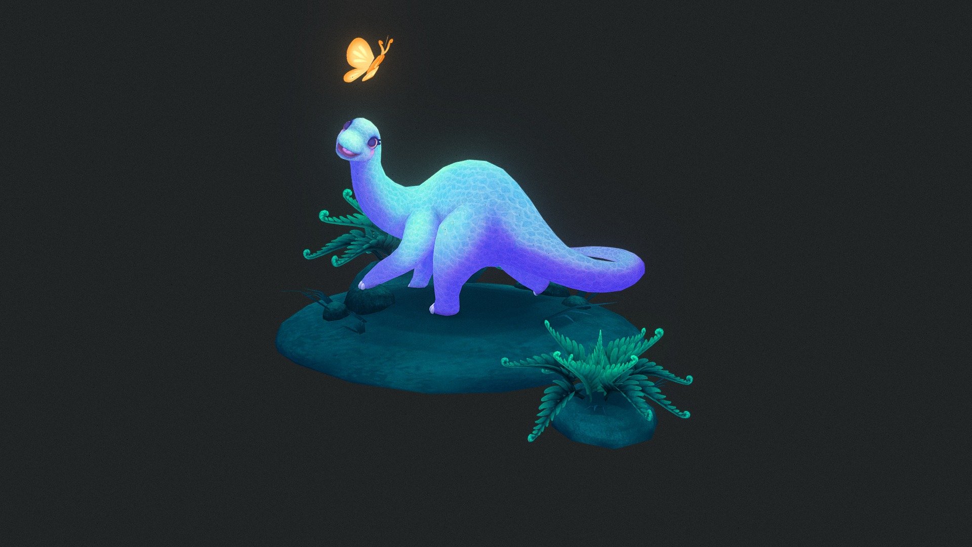 DINO SCENE - 3D model by Ro (@ferro304calamum) [3f5613e] - Sketchfab