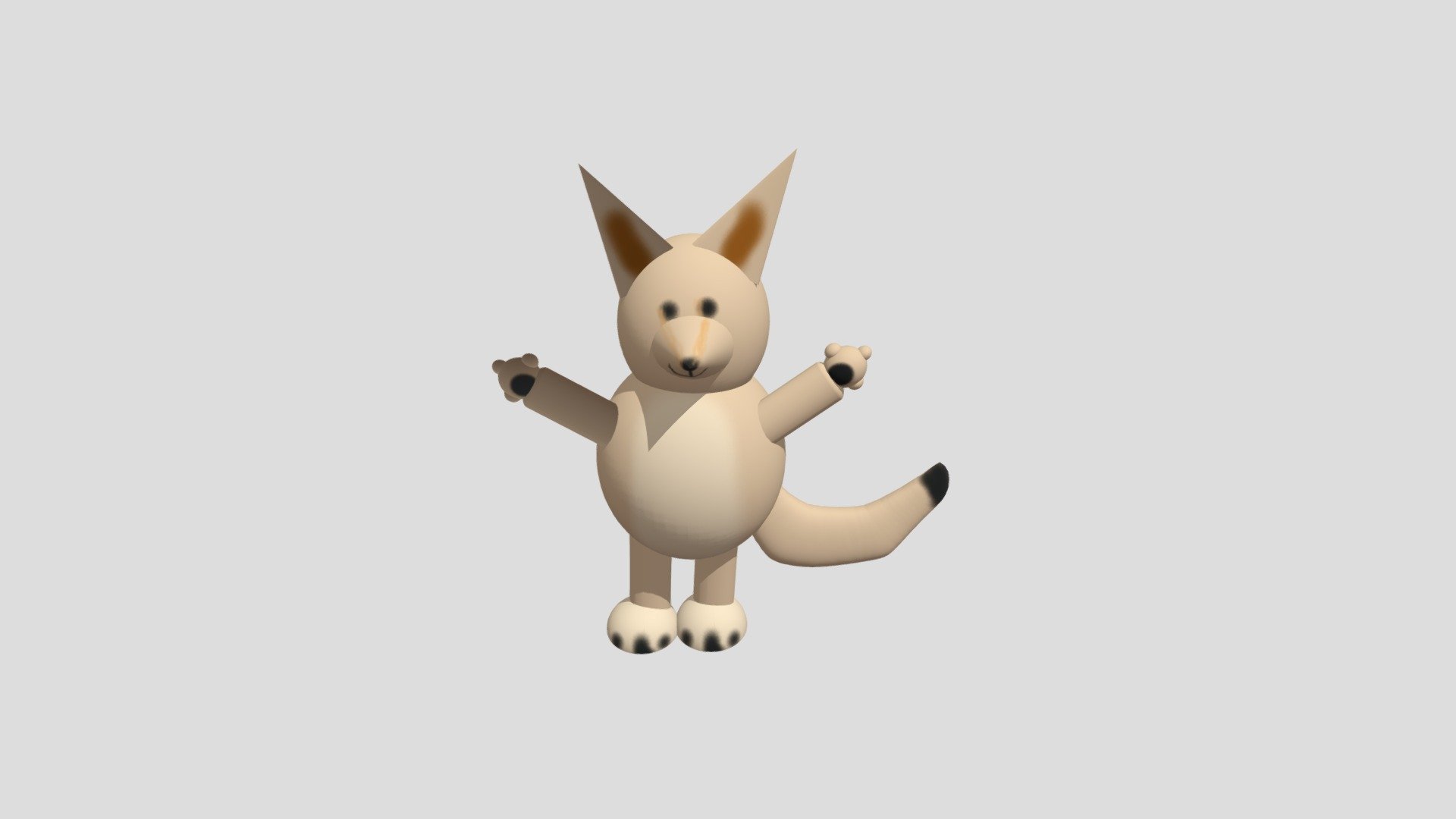Fennec Fox Character - Download Free 3D model by Spikefilmer [3f56677 ...