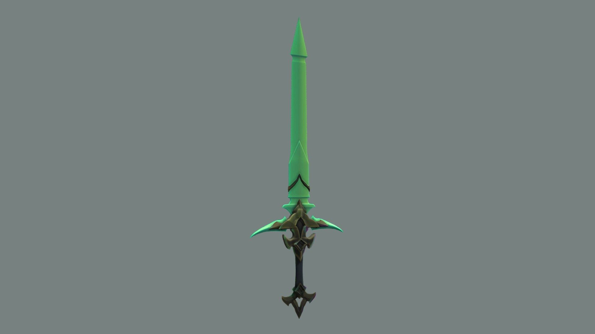 Greenflame Blade - 3D model by Pora (@Fluffy_Pora) [3f56e98] - Sketchfab