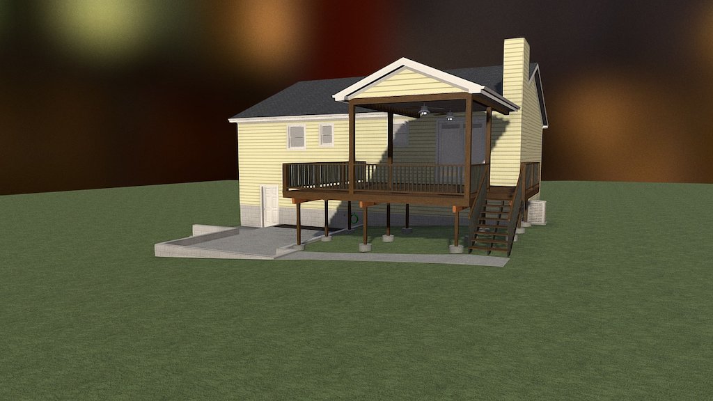 Habel- Deck & Patio - 3D model by remodelingdesign [3f572d8] - Sketchfab
