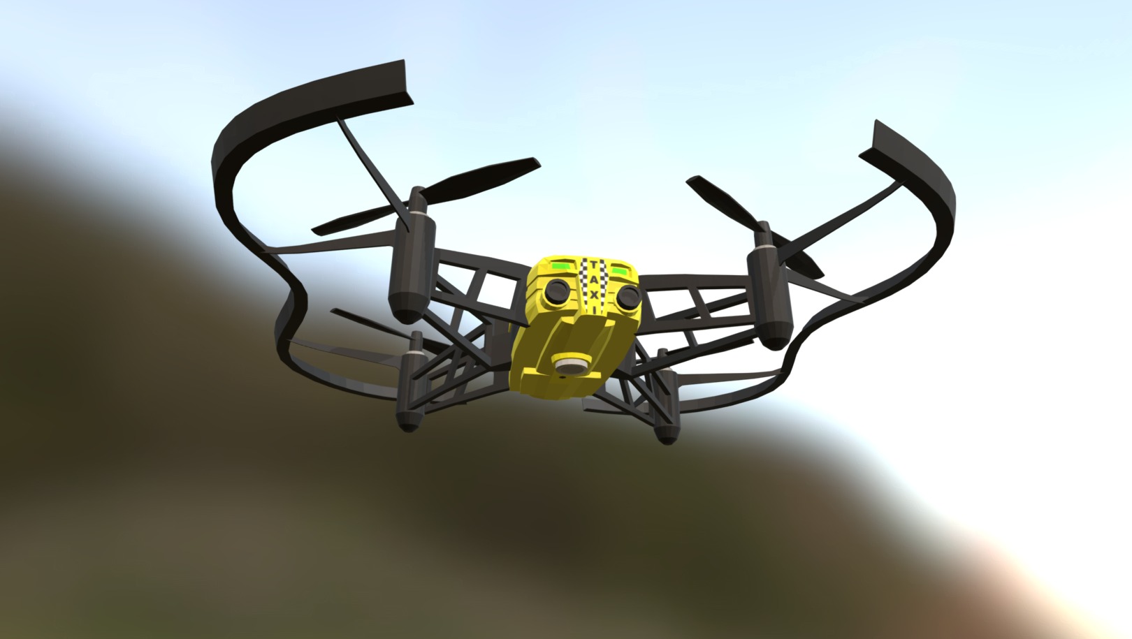 Cargo Drone - 3D model by LabRediscovery [3f57cd4] - Sketchfab
