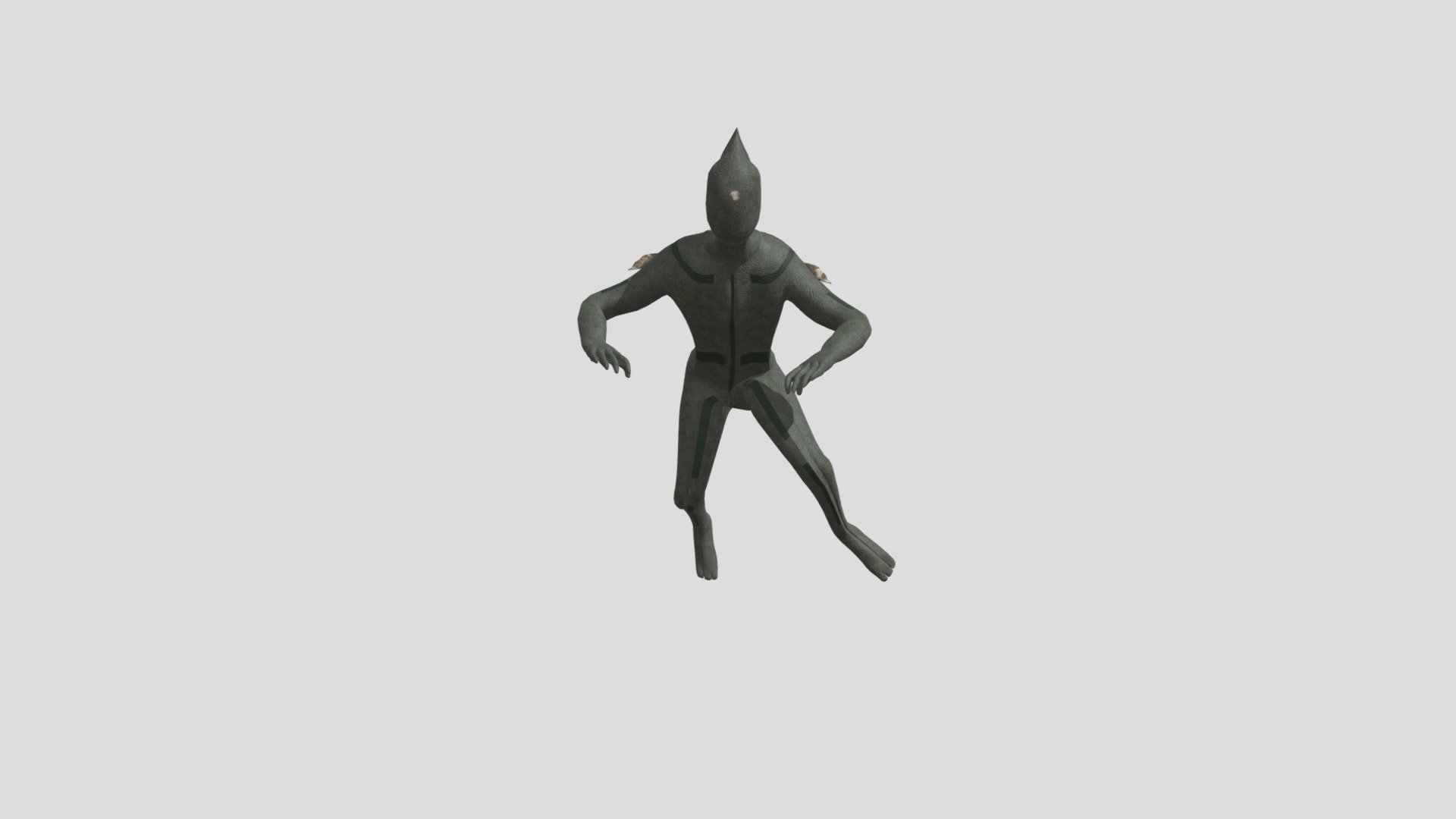 Alien Fish Man Treading In Water - 3D model by HarryGLightmare [3f58ca5 ...