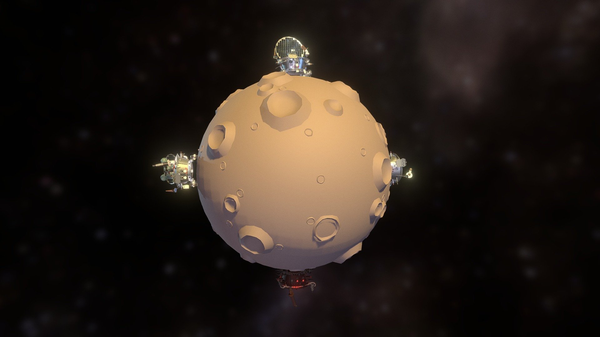 Lunokhod 1 - Download Free 3D model by sheffrator [3f5a5f0] - Sketchfab