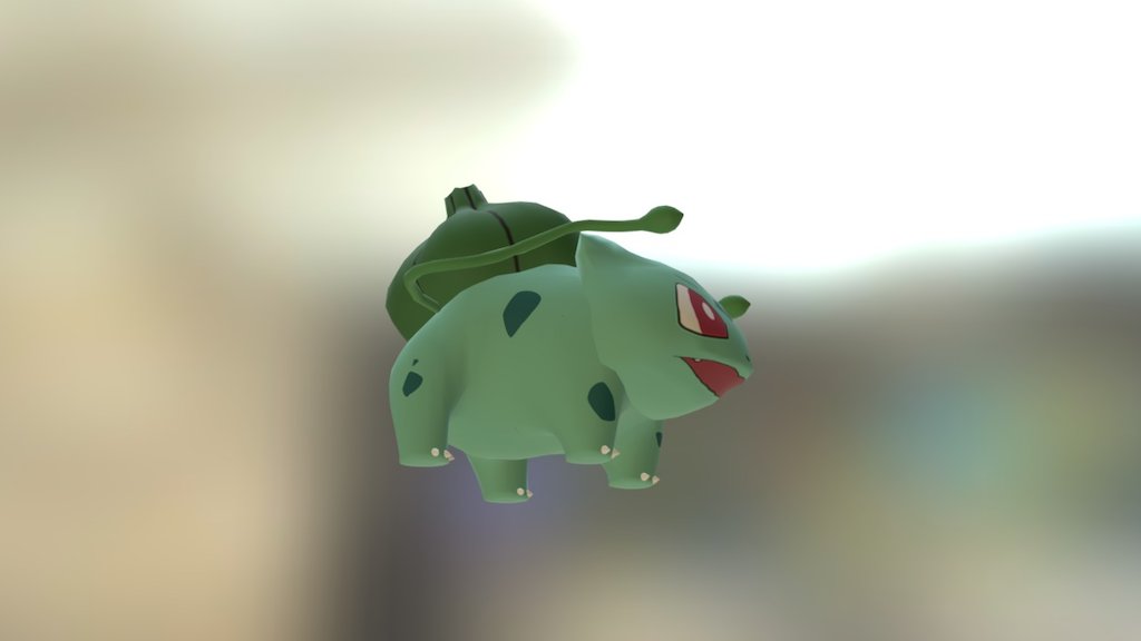 Bulbasaur low poly - 3D model by marcgomez [3f5bb16] - Sketchfab