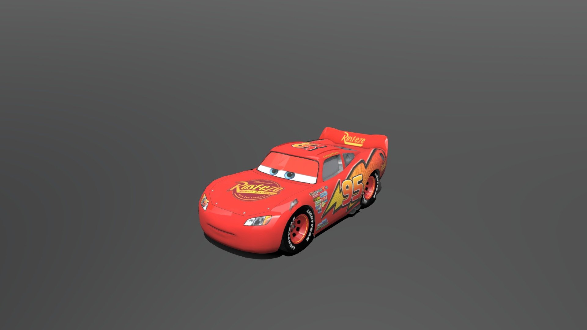 Lightning McQueen Rookie Cars 1 PC - Download Free 3D model by ...