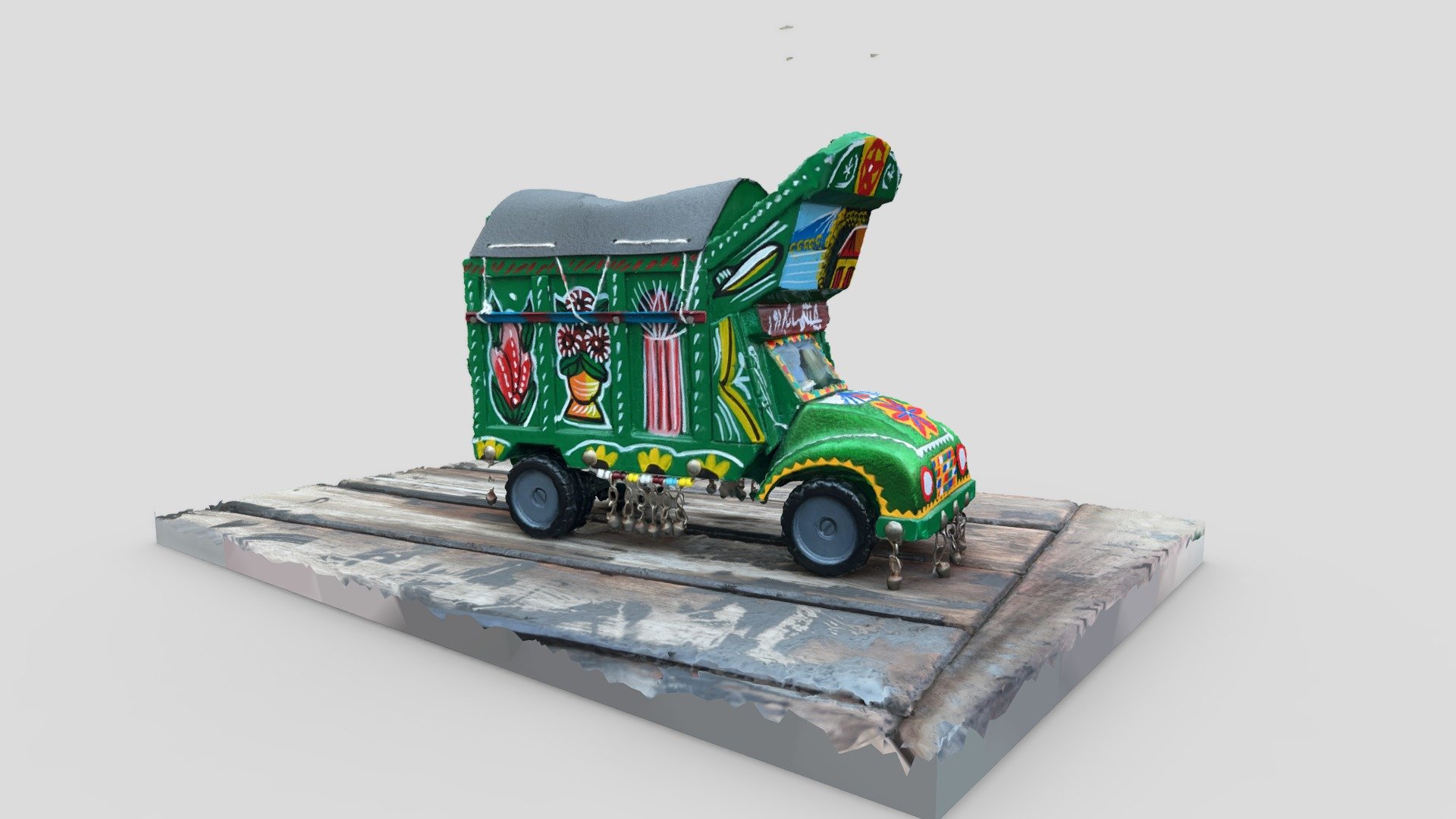 Pakistani Toy Truck - Download Free 3D model by ramanrafiq [3f5d072 ...