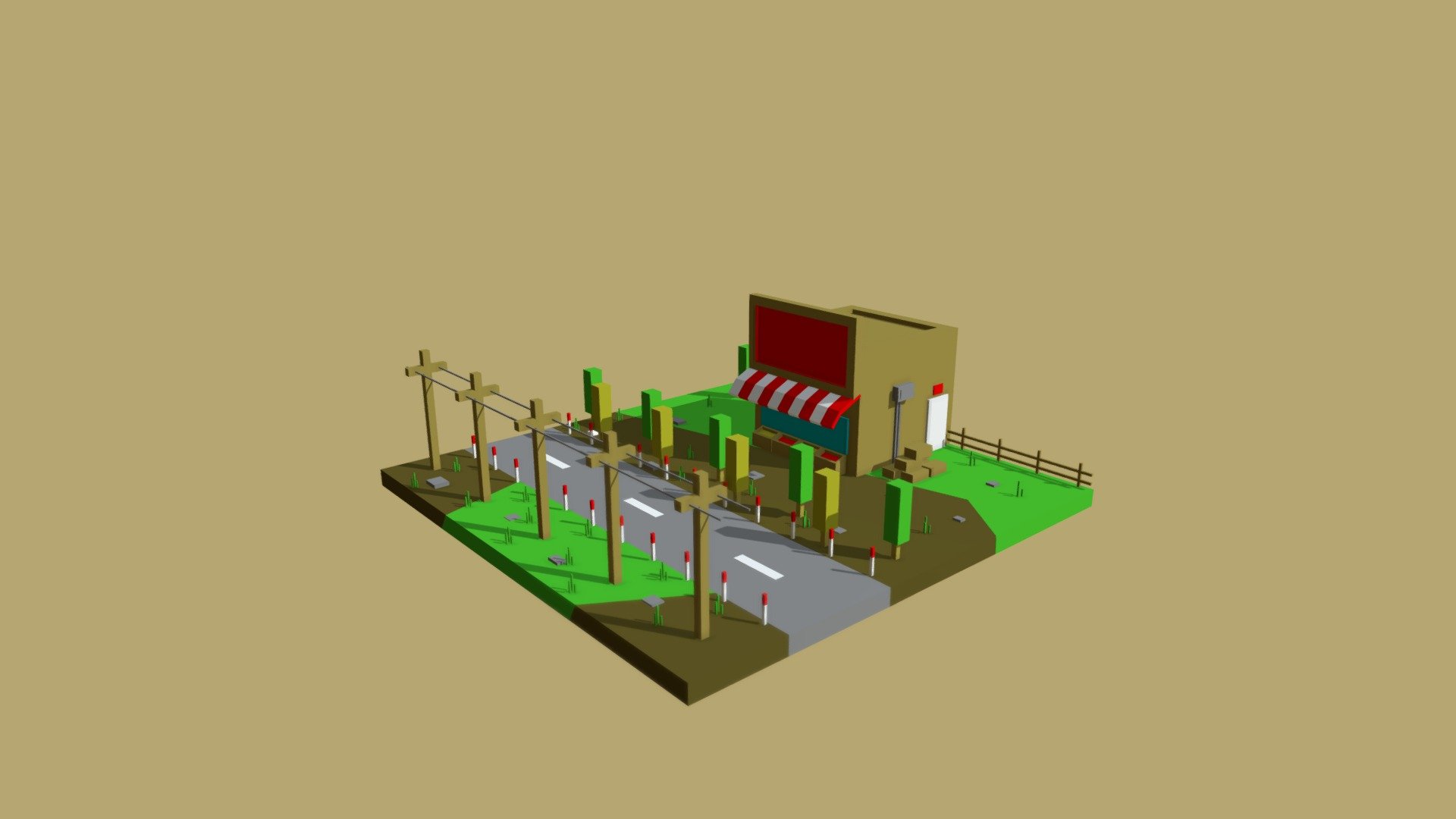Low Poly Map 3 - 3D model by Aydemav Studio (@aydemavstudio) [3f5d481 ...