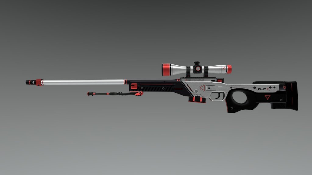 AWP | Cyrex - 3D model by nextgenz [3f5d94c] - Sketchfab