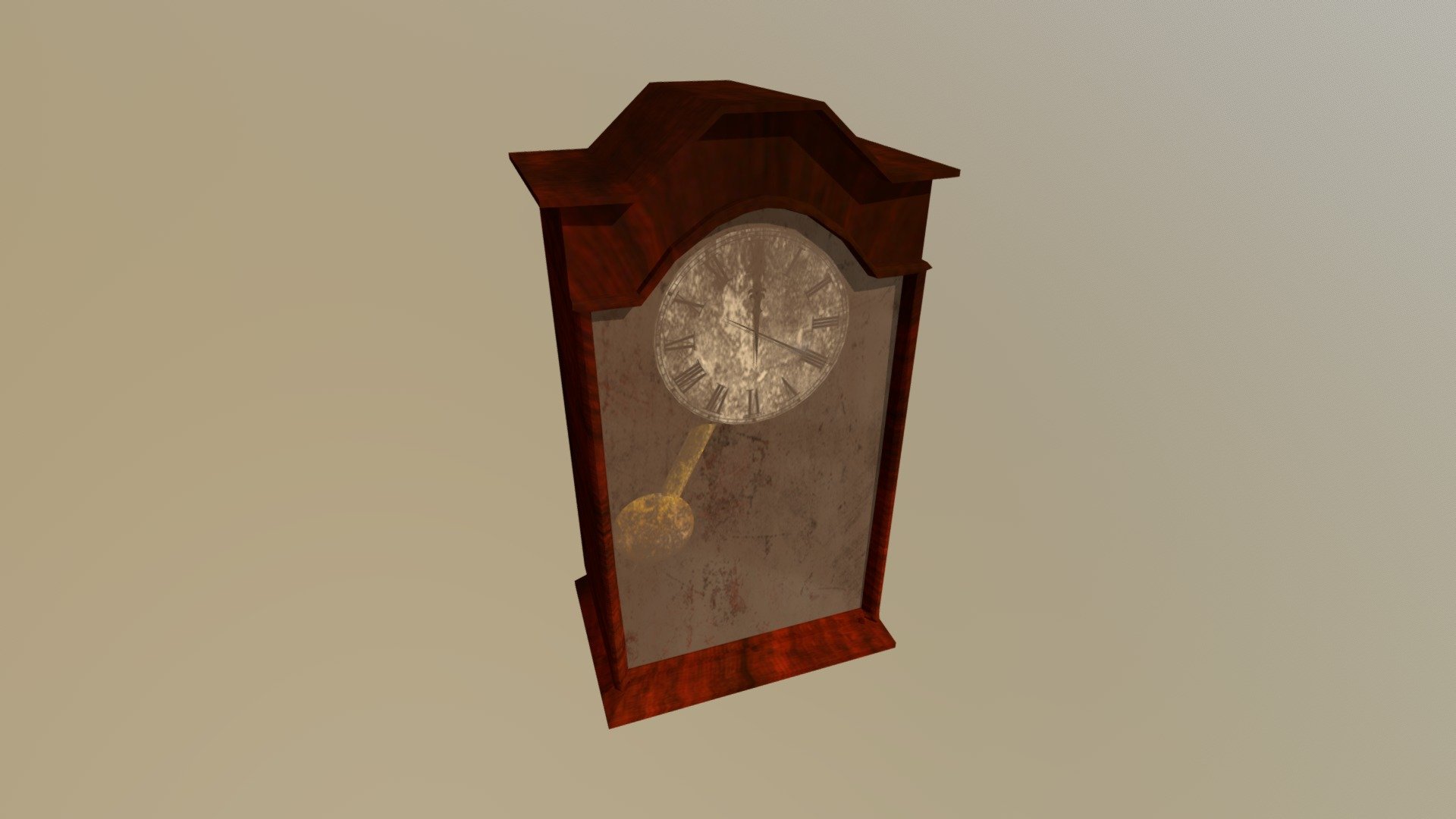 Grandfather's Clock - 3D model by Heku [3f5db9d] - Sketchfab