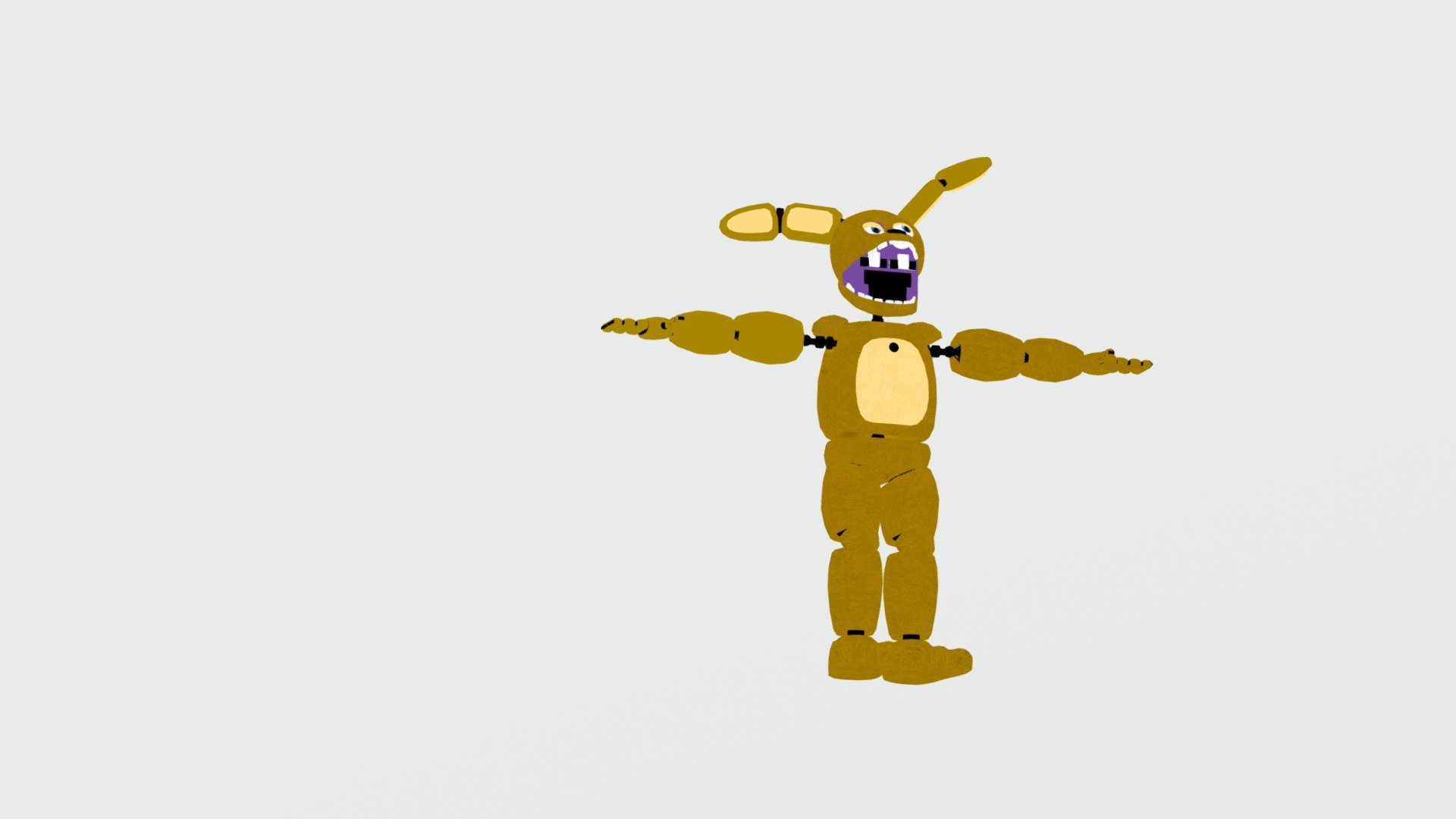 William Afton In Spring Bonnie Suit - Download Free 3D model by ...