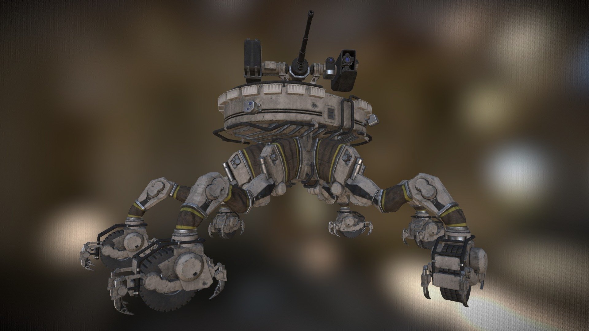 Mech - 3D model by Andres Munar (@andres.munar) [3f5fe4f] - Sketchfab