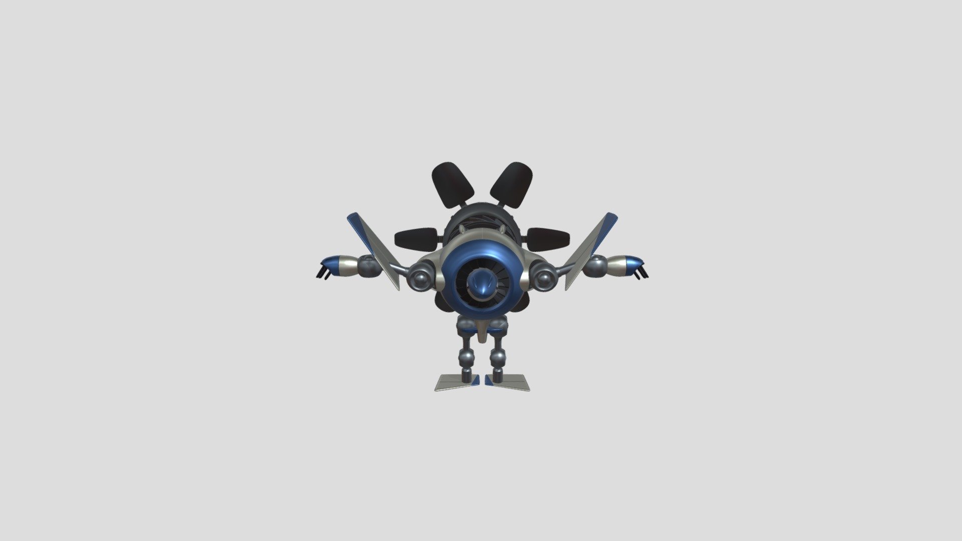 Jet Synchron - 3D model by Hard Surface Potato (@HardSurfPotato ...