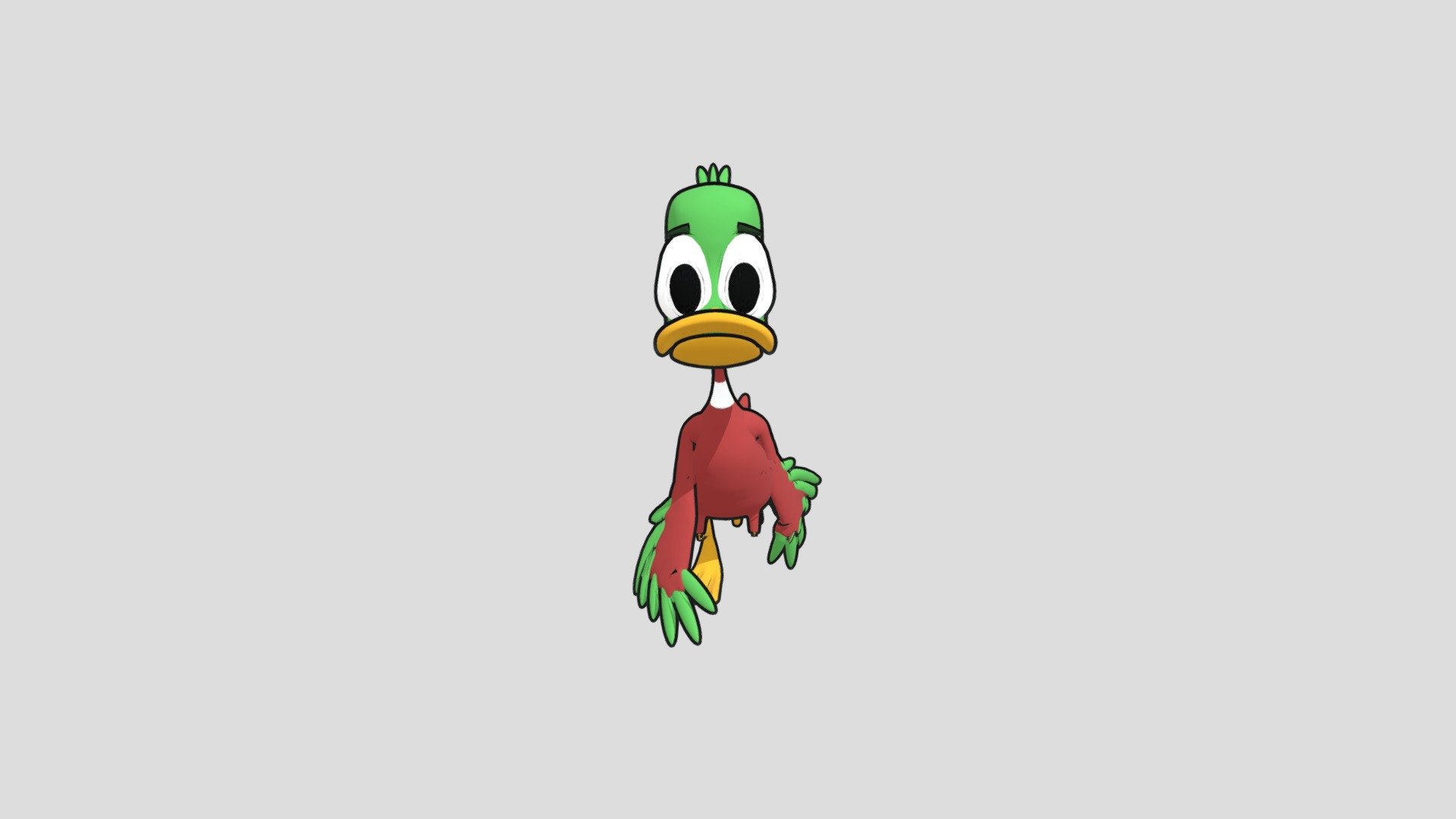 Dancing Duck Outline - Download Free 3D model by Michel Smit ...