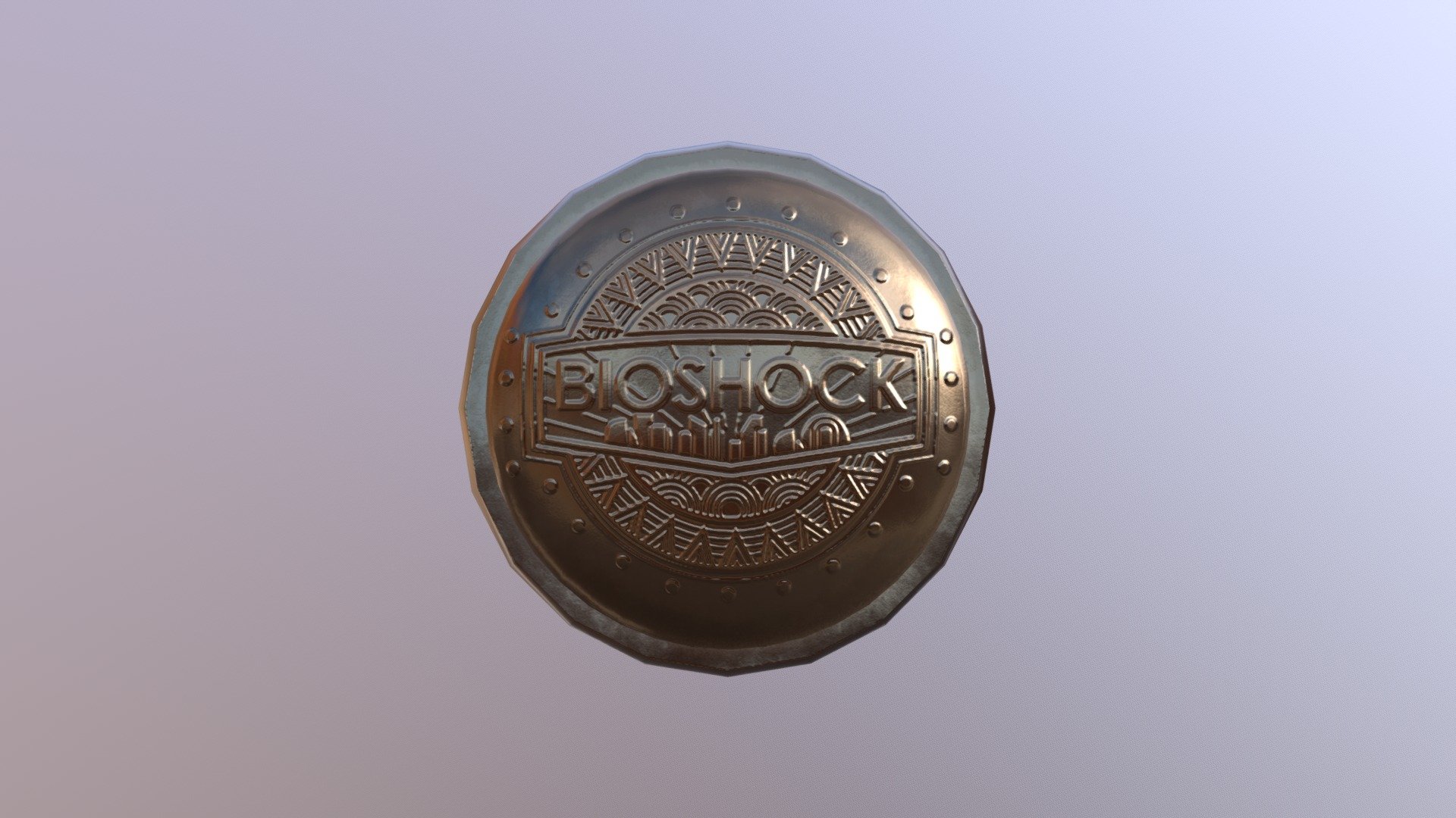 Bioshock Logo - 3D model by Troy (@6039) [3f626b1] - Sketchfab