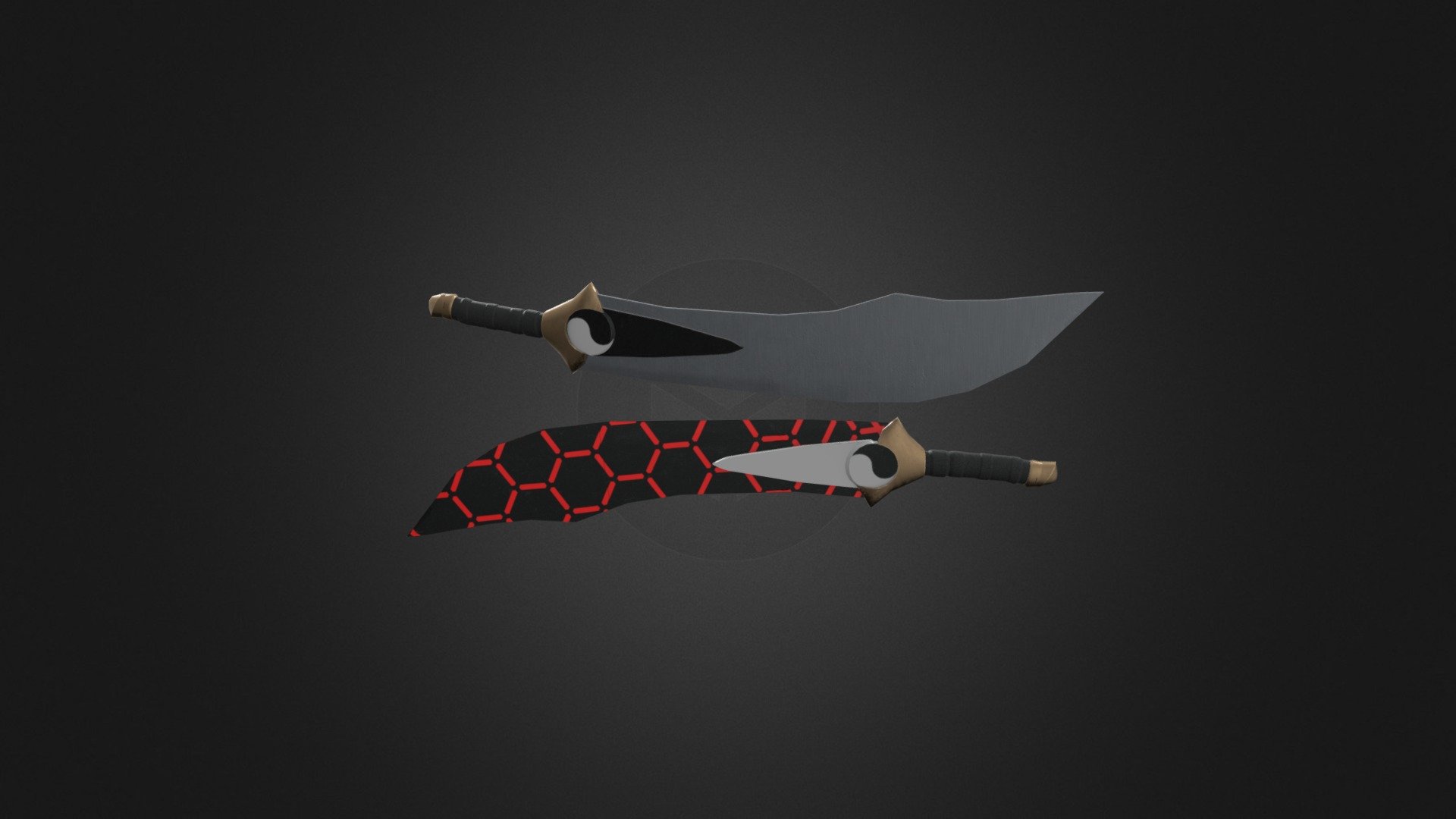 Archer's Swords - 3D model by Blue Speedster (@wolvehunt12) [3f63608 ...