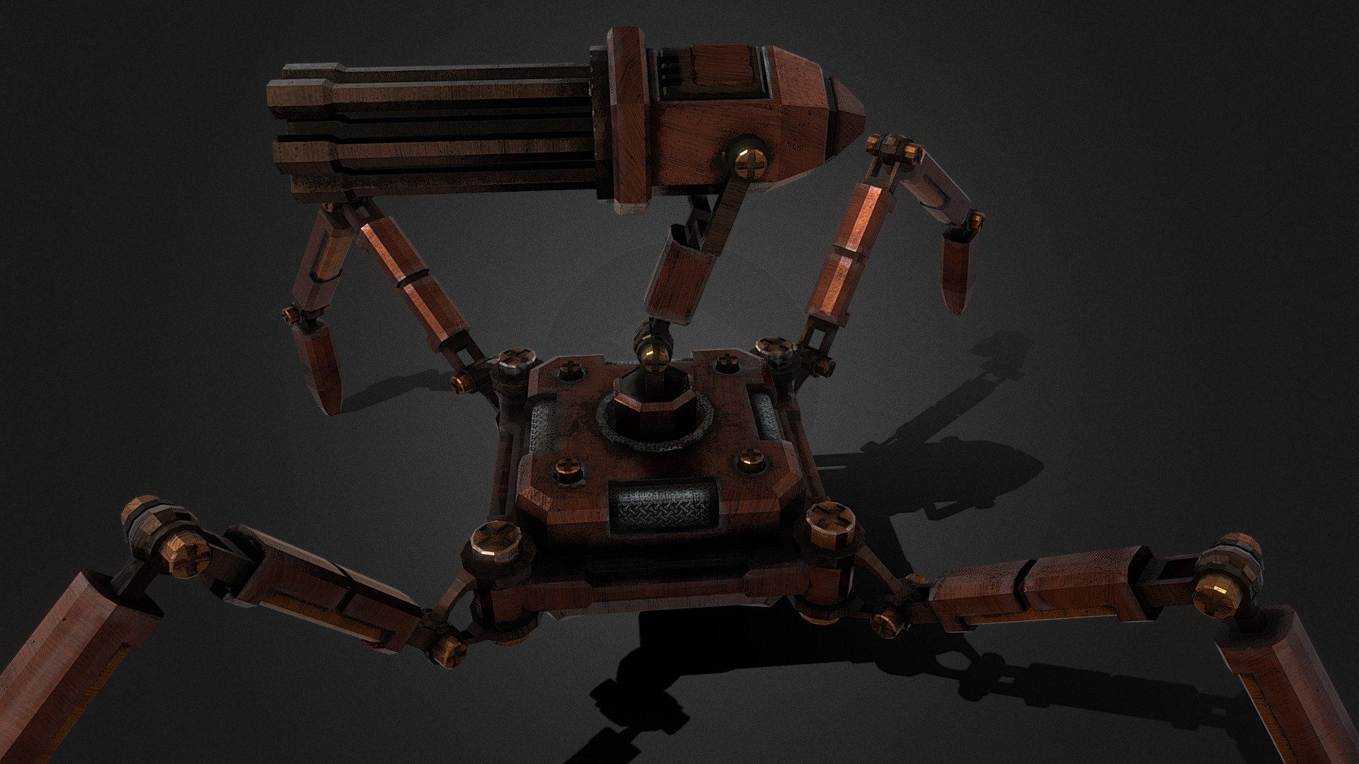 RoboTurret - Download Free 3D model by Amzar Raif (@amzarraif99) [3f646a2] - Sketchfab