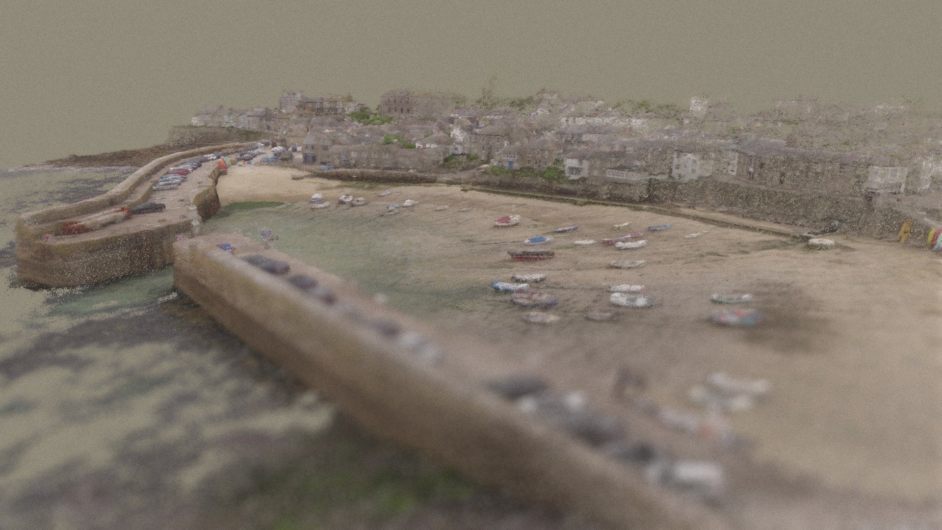Mousehole Harbour- LiDAR-001-OSG15-LOW-RES - 3D model by Richard ...
