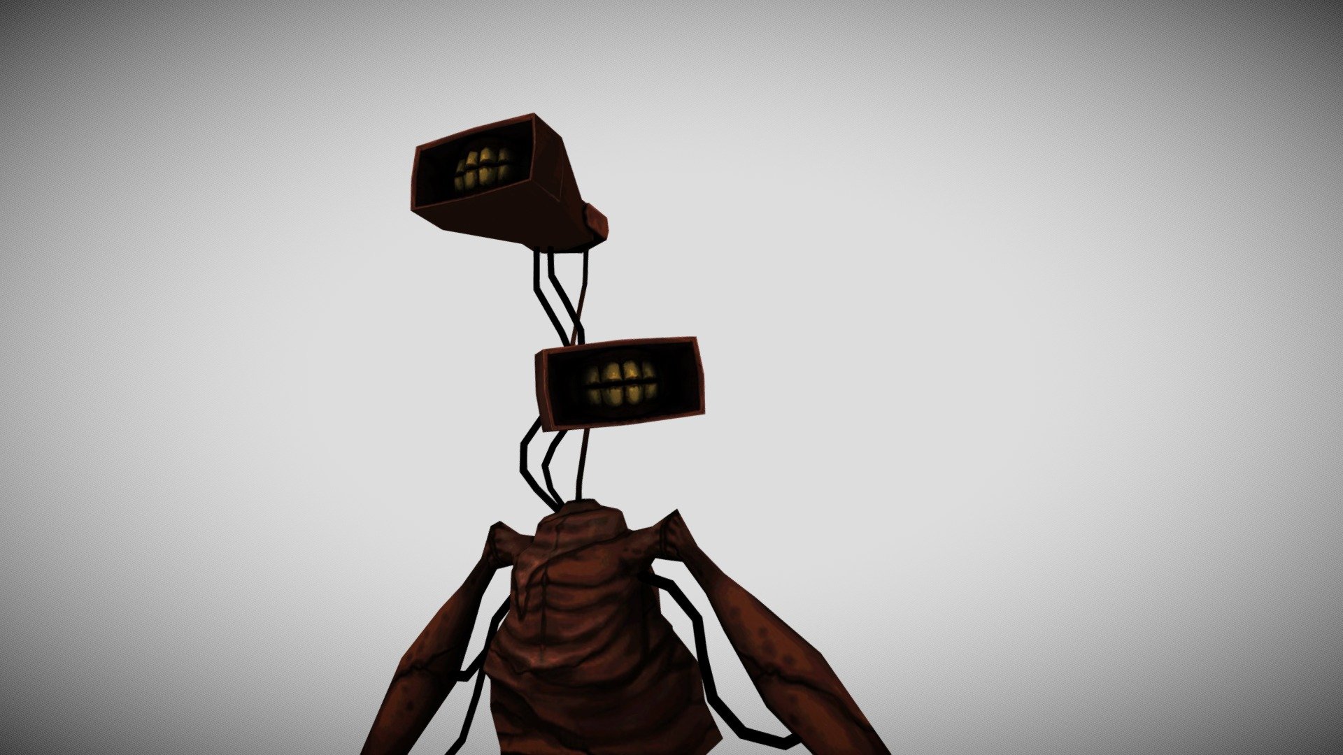 siren head low poly without the car - Download Free 3D model by siren ...