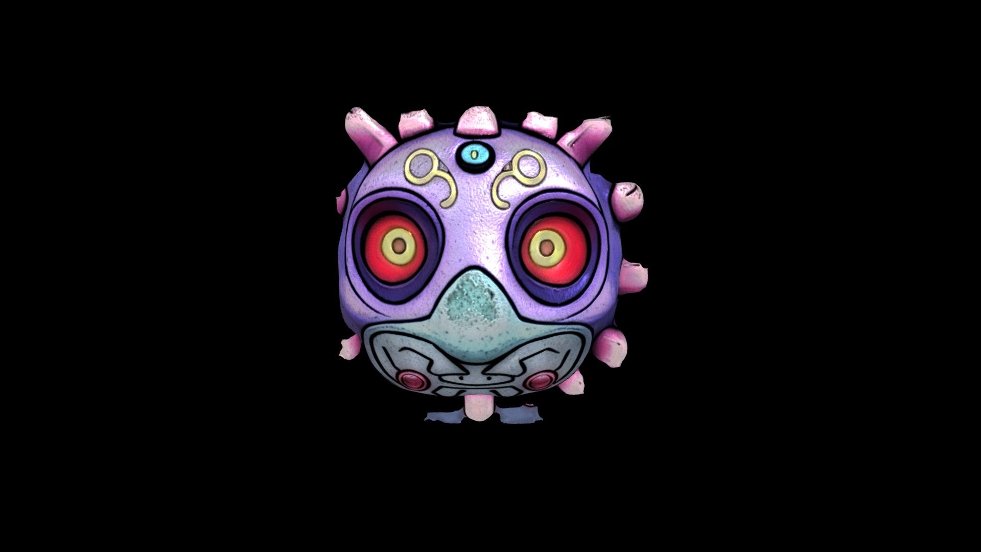 Happy Mask 82 - Download Free 3D model by klrxyz [3f64cdc] - Sketchfab
