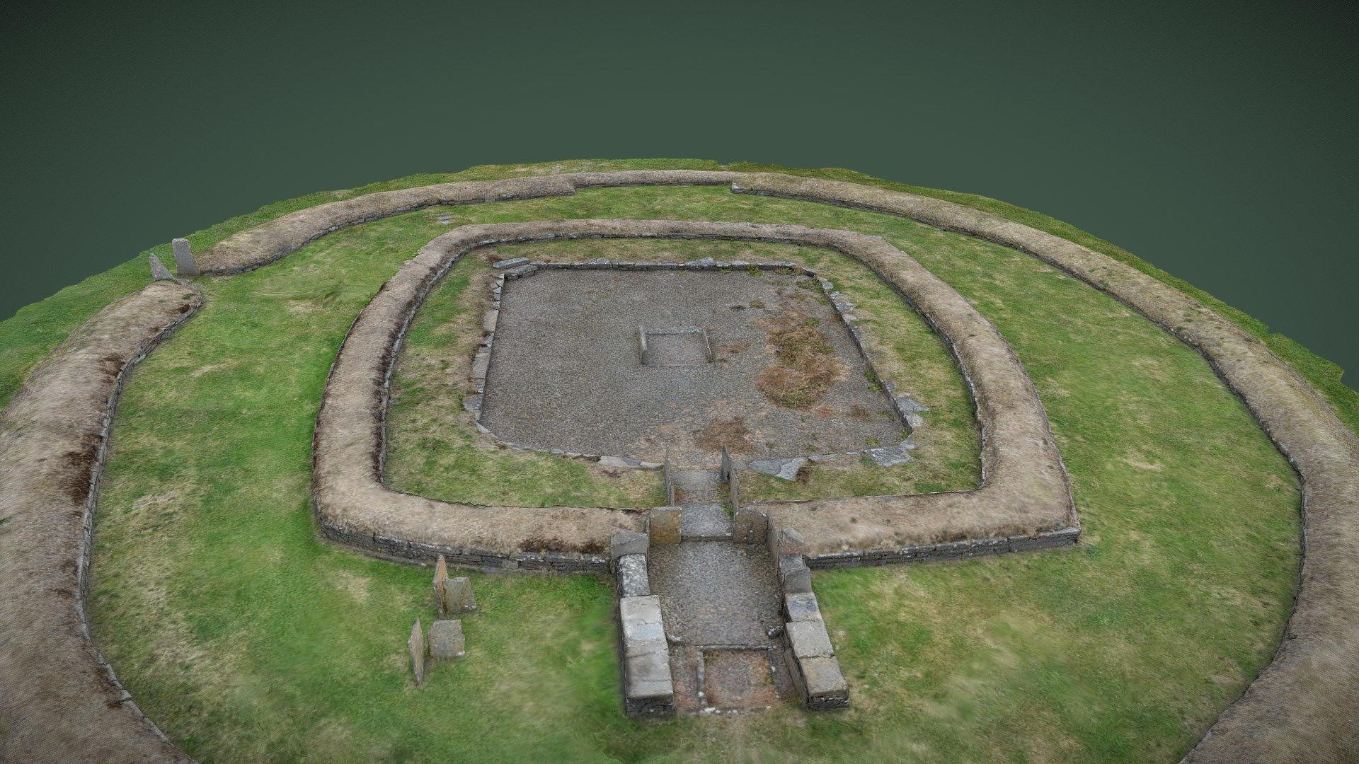 Barnhouse Neolithic Village, Orkneys, Scotland - 3D model by Vision ...