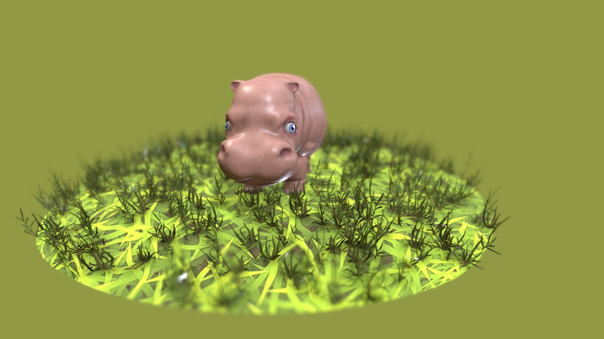 hipopotamo Low poly - Download Free 3D model by matacu.tec [3f64e91 ...
