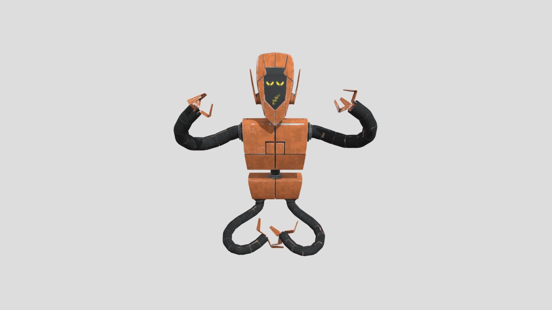 Eco Robot Zen - 3D model by Rafa Dreads (@almeida20) [3f653a6] - Sketchfab