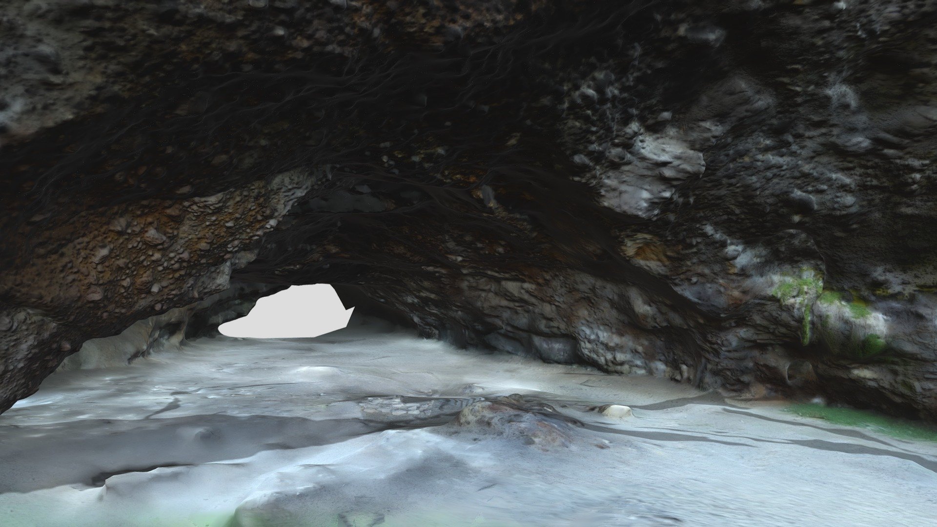 Long Beach Sea Cave, NZ - Download Free 3D model by tomstevenson ...
