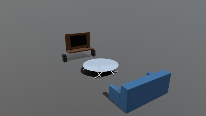Living-room 3D models - Sketchfab