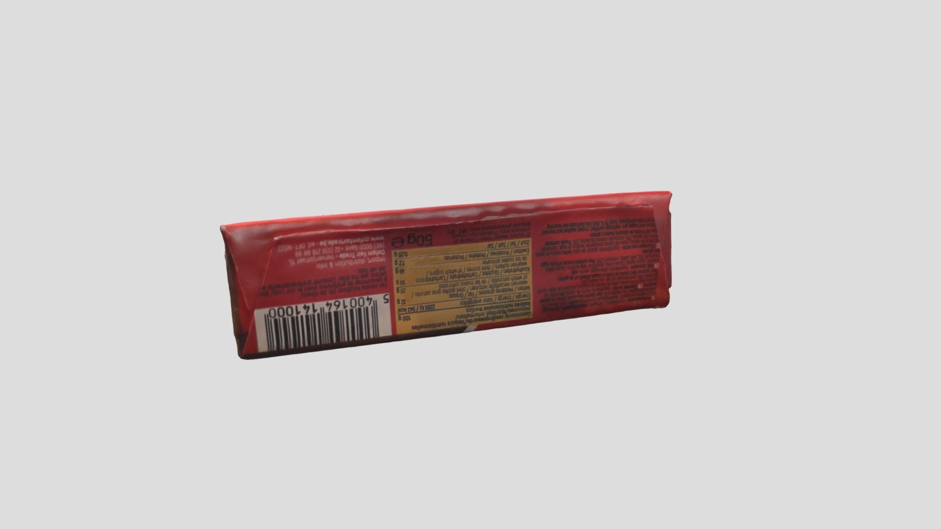 Chocolate bar - 3D model by jasmine.mestdagh.moretus [3f6bae5] - Sketchfab