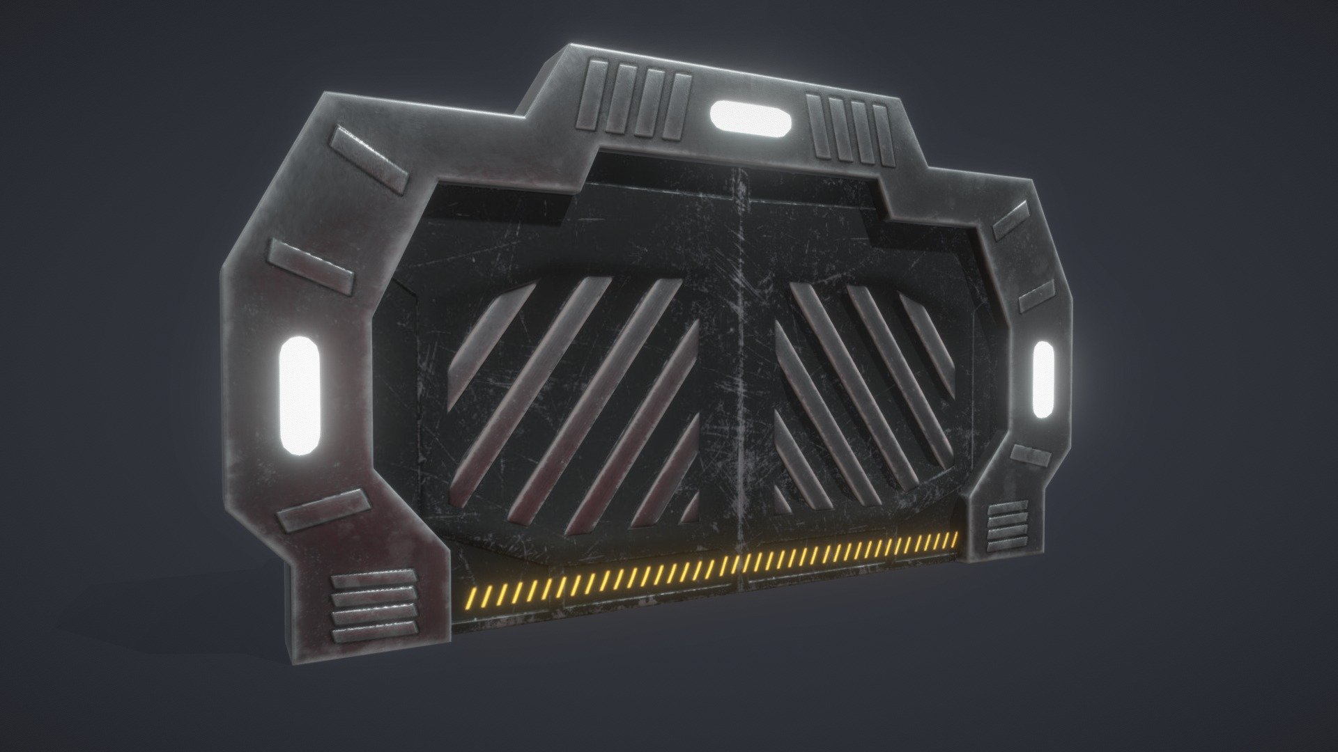 Sci-Fi Door - 3D model by aShySir (@mfhismael3) [3f6c8fe] - Sketchfab