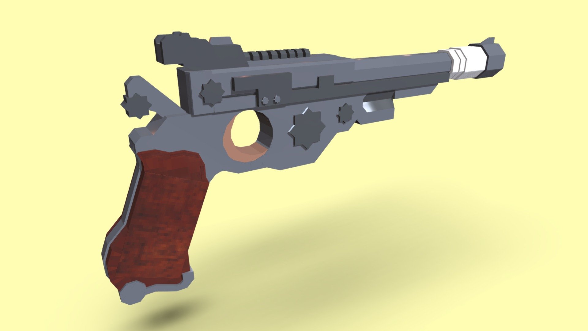 IB-94 Blaster Pistol - Minecraft - 3D model by LZ Blocks (@LZBlocks ...